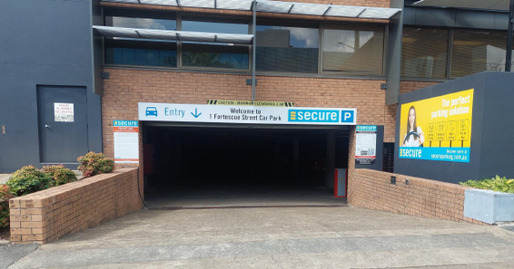 1 Fortescue Street, Spring Hill Car Park | Secure Parking